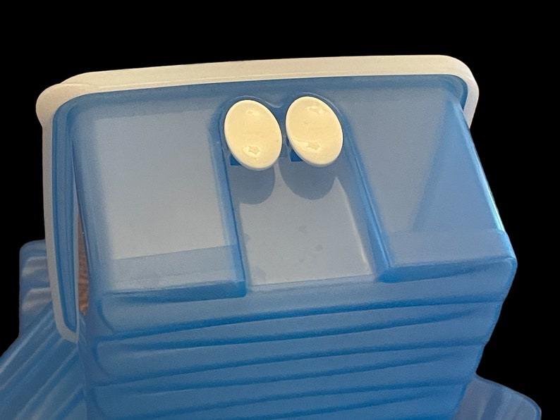 Set of 3 Blue Tupperware Fridgesmart Produce Rectangular Fruit and ...