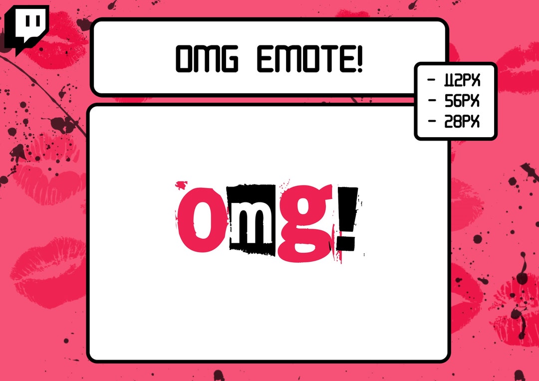 OMG Emote Mean Girls Twitch Emote Discord Emote Youtube - Etsy