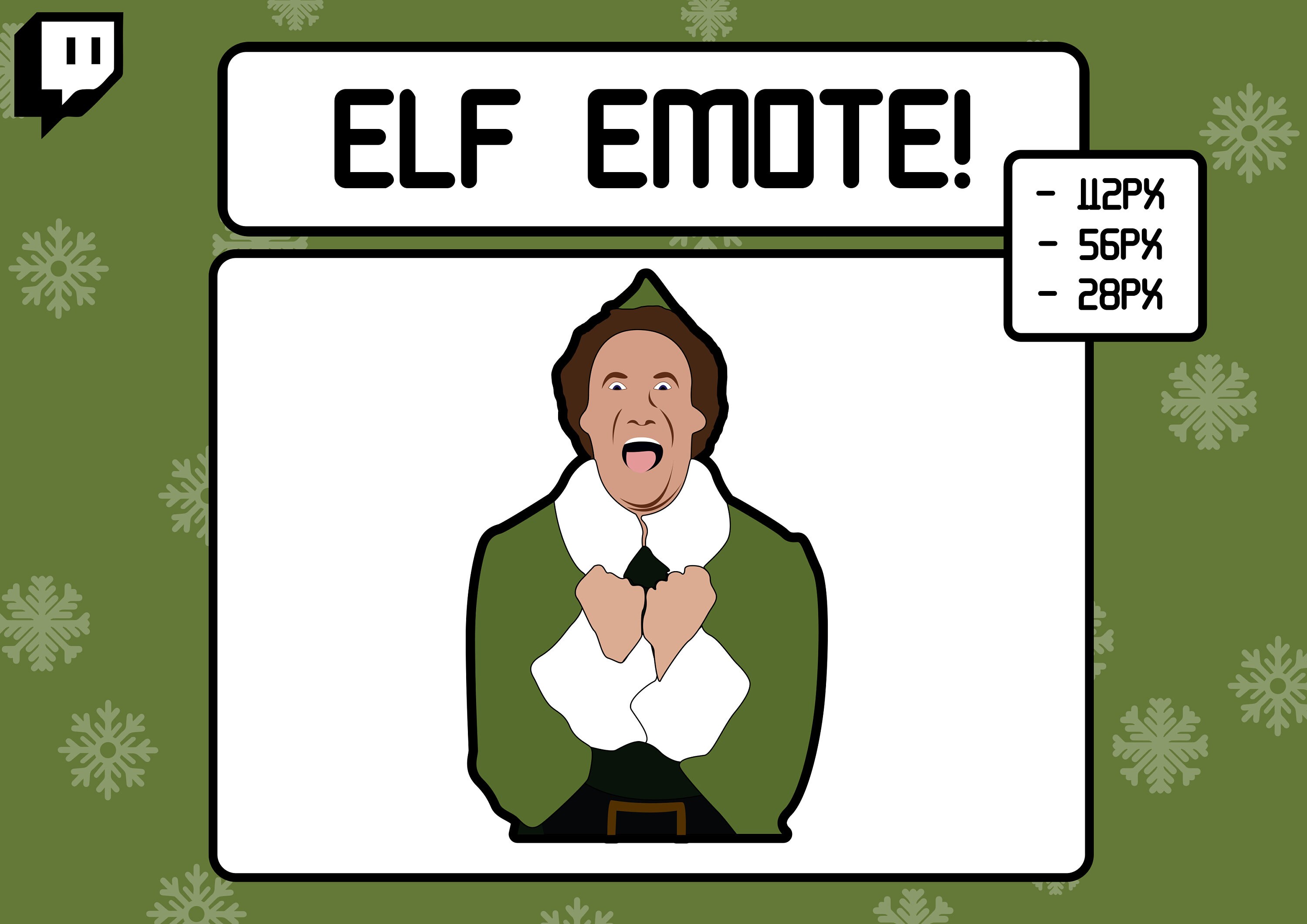 Elf Emote Twitch Emote Discord Emote Youtube Emote - Etsy