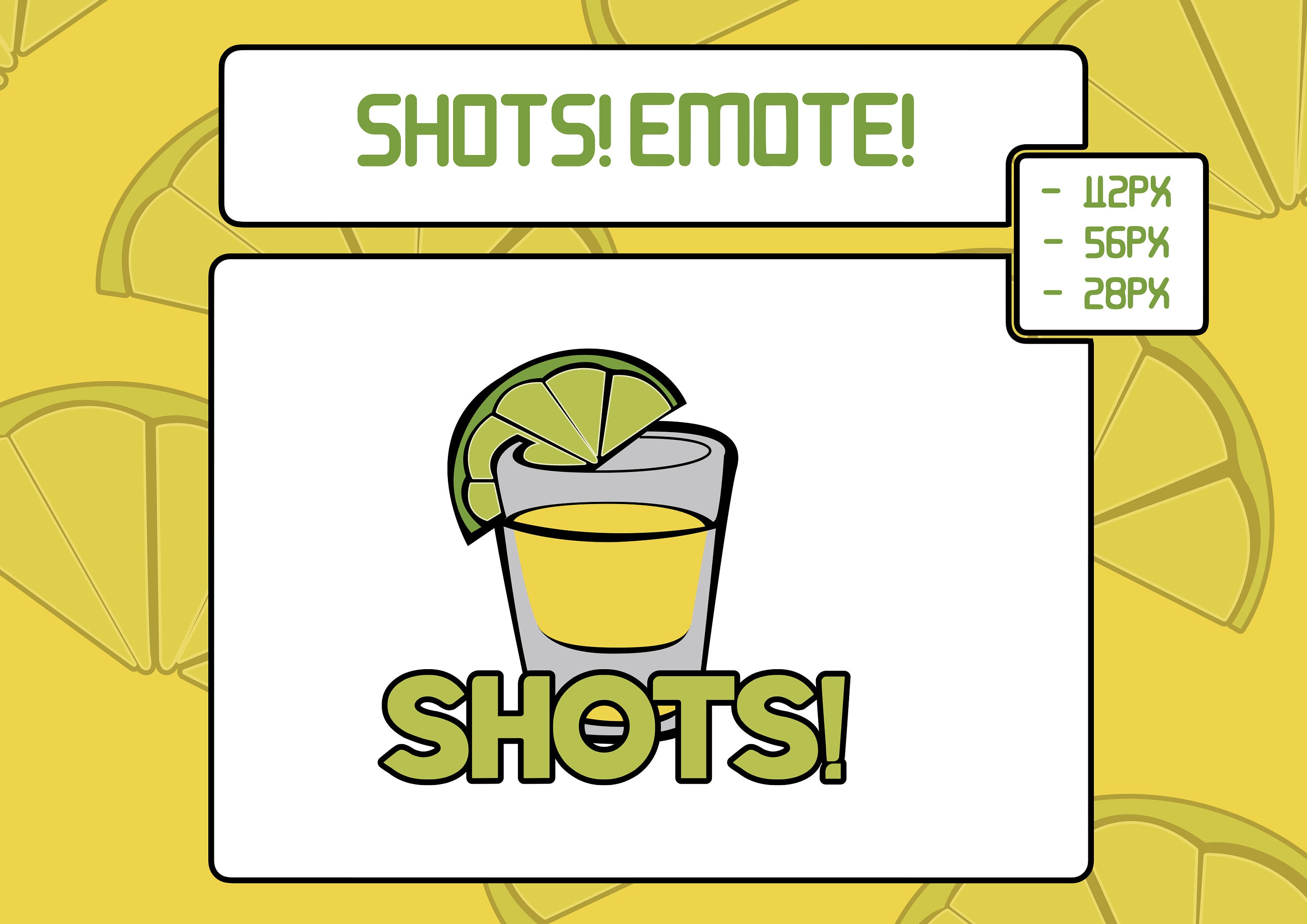 Shots Emote Twitch Emote Discord Emote Youtube Emote - Etsy