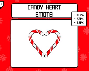 Candy Cane Emote - Etsy