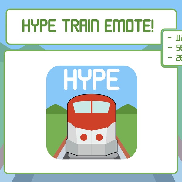 Train Hype Emote - Etsy
