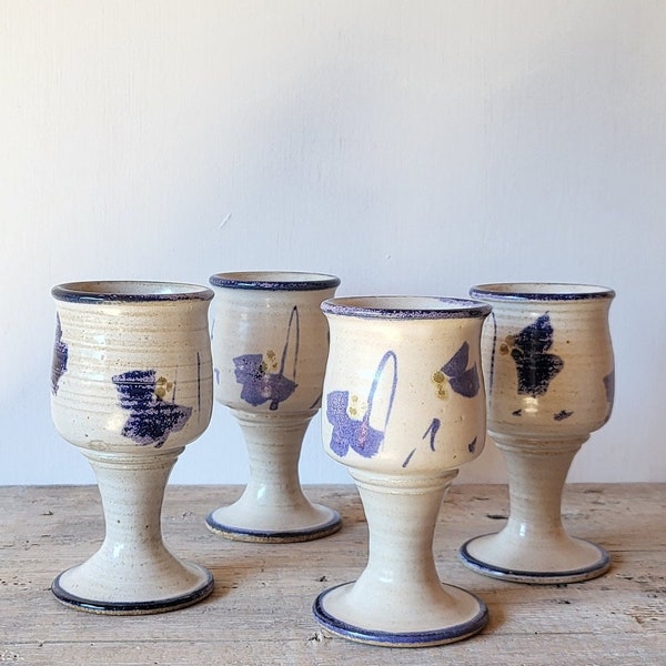 Ceramic Wine Goblet - Etsy