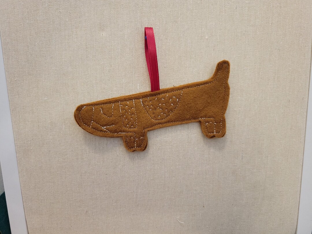 Gingerbread Long Dog Ornament Bluey - Etsy