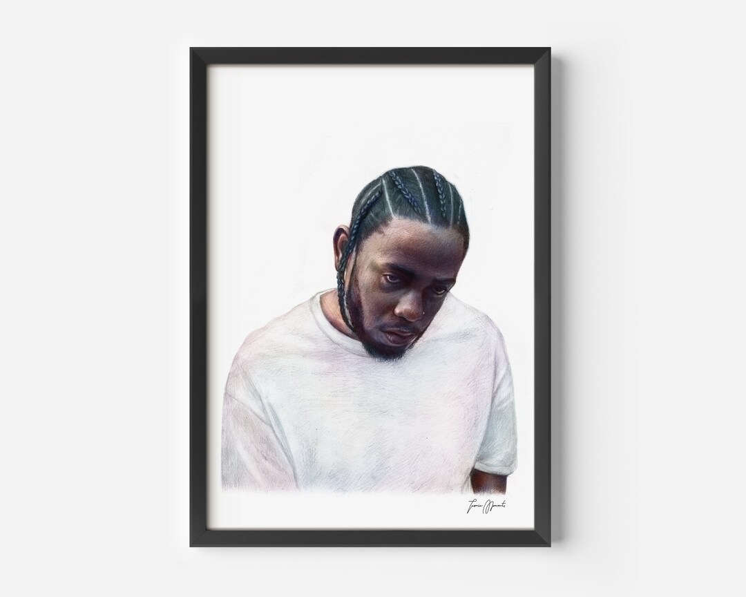 Kendrick Lamar Poster, DAMN Album Cover Poster Print, Kendrick Lamar ...