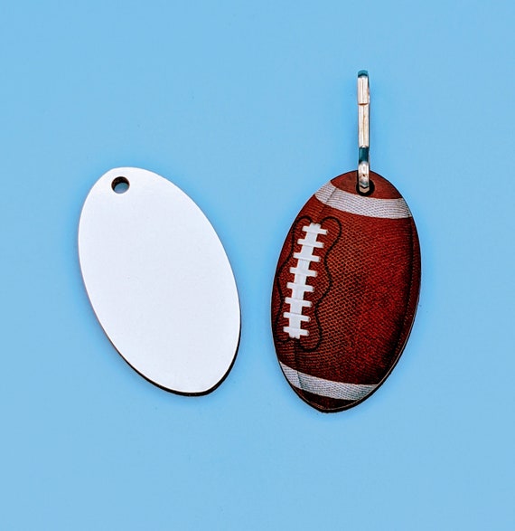 10-pack Sublimation Keychain Blanks Football Includes - Etsy