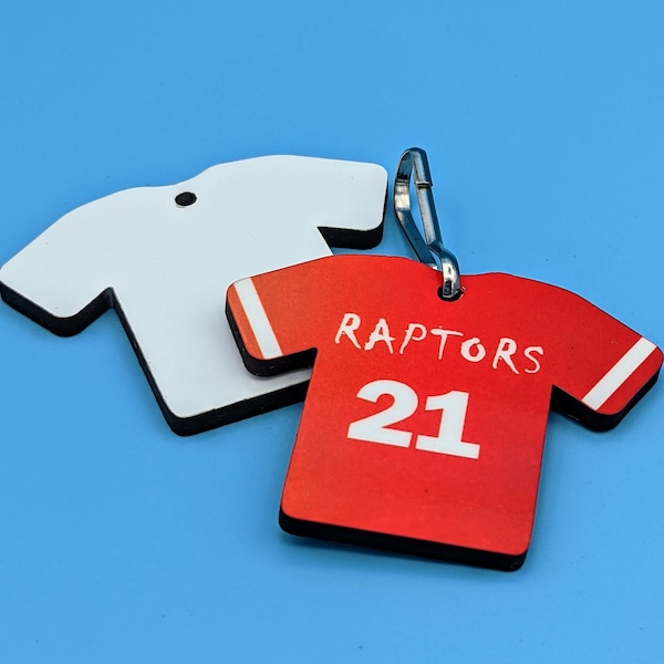 Sublimation Football Jersey Blank Keychain - Etsy