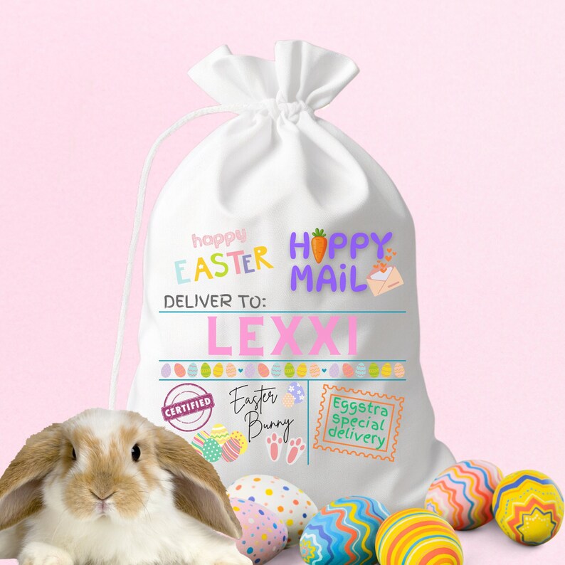 Easter Sack Digital Design - Sublimation PNG File - Customize Your ...