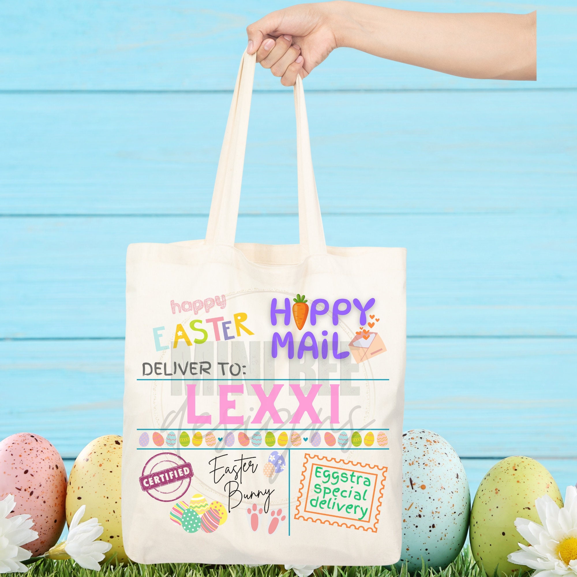 Easter Sack Digital Design - Sublimation PNG File - Customize Your ...