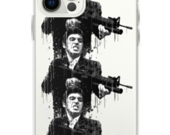 Tony Montana scarface Phone Case for iPhone 14, Xr, 11 Pro, 12, 13, Xs ...