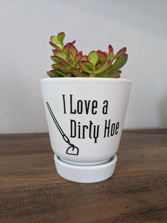 Outdoor & Gardening Funny dirty planter Indoor Planters Home & Living ...