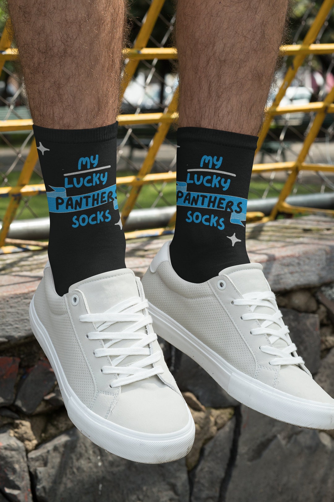 Carolina Panthers Socks in Team Colors - Etsy