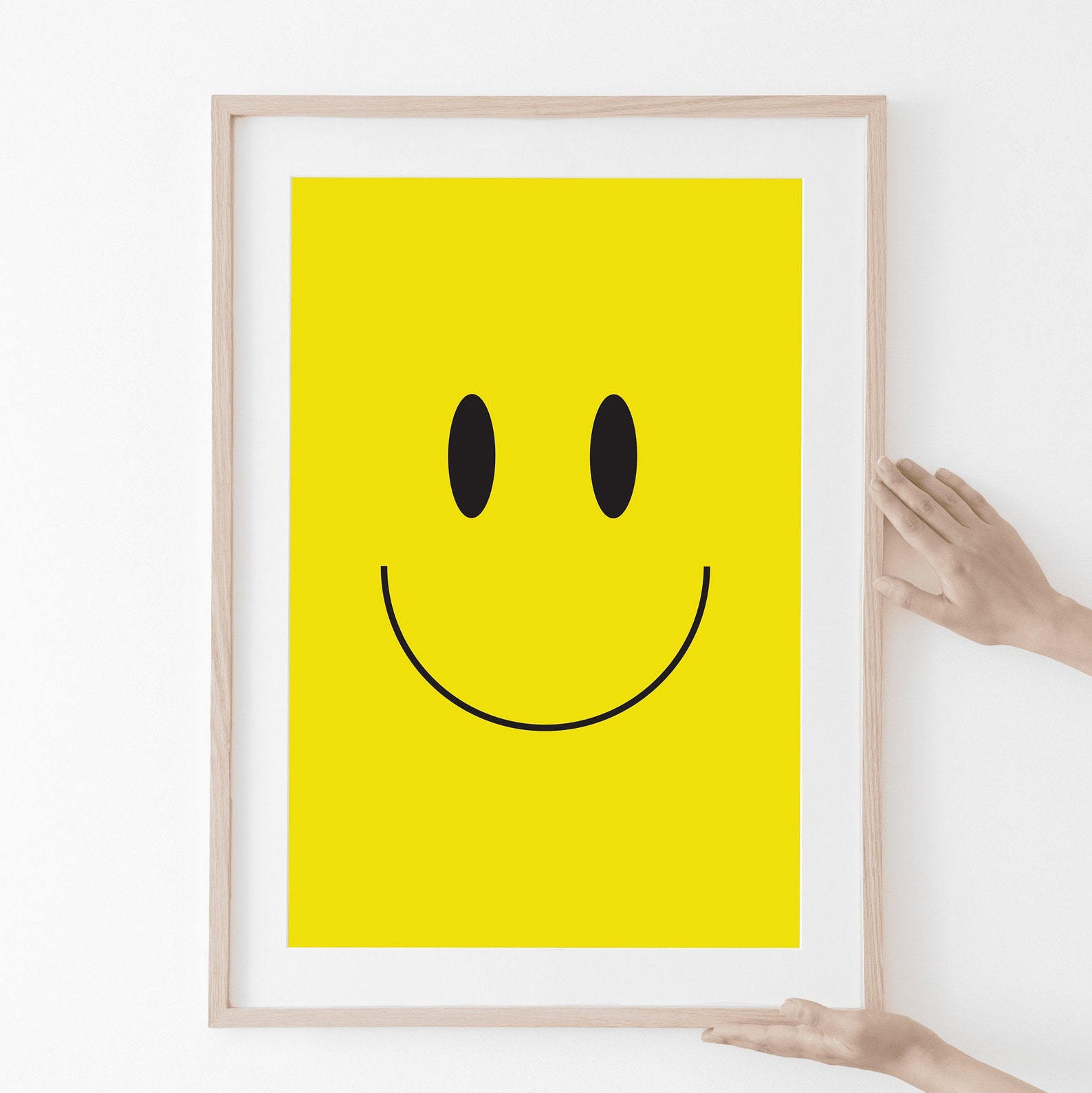 Smiley Face Print 90s Rave Poster Acid House Trippy Art - Etsy UK