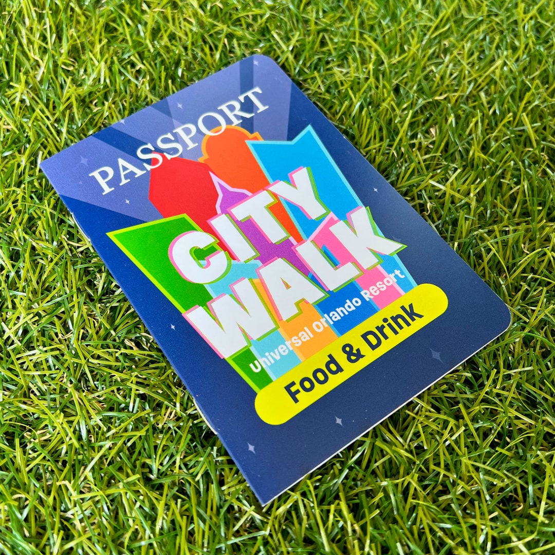 CITYWALK Food & Drink Passport - Etsy