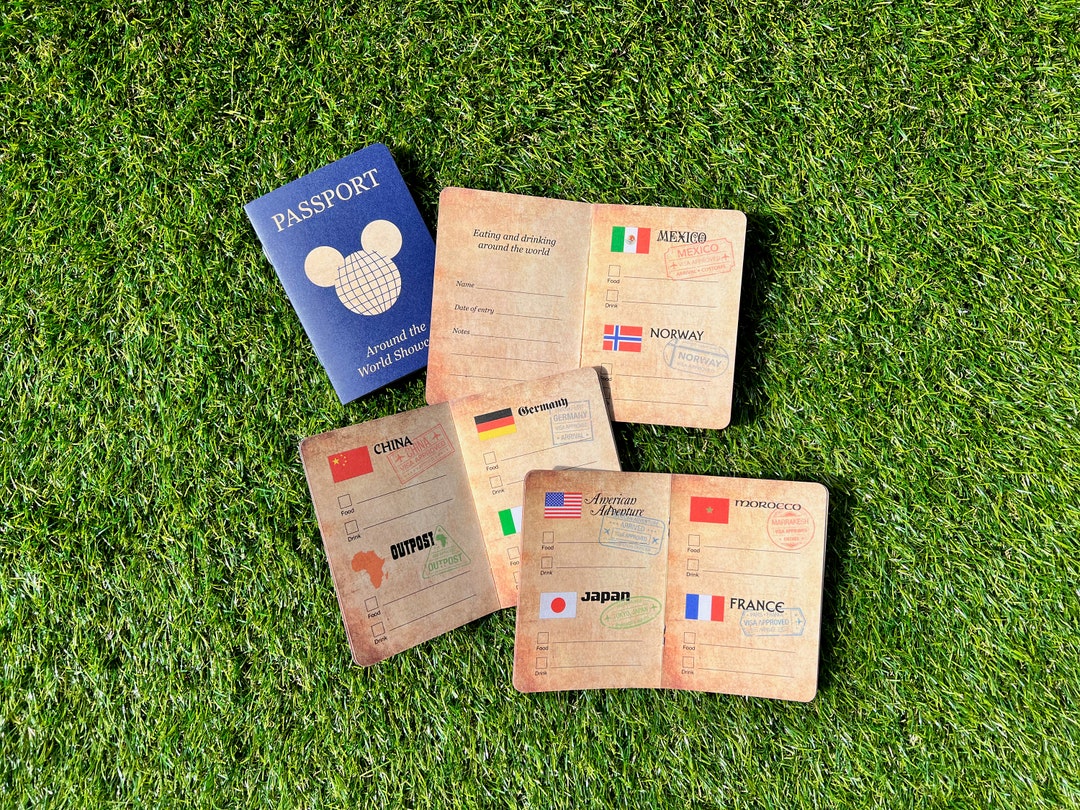 Drinking and Eating Around the World Passport - Etsy UK