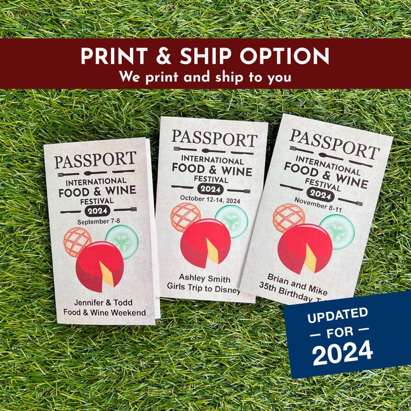 Food Passport - Etsy