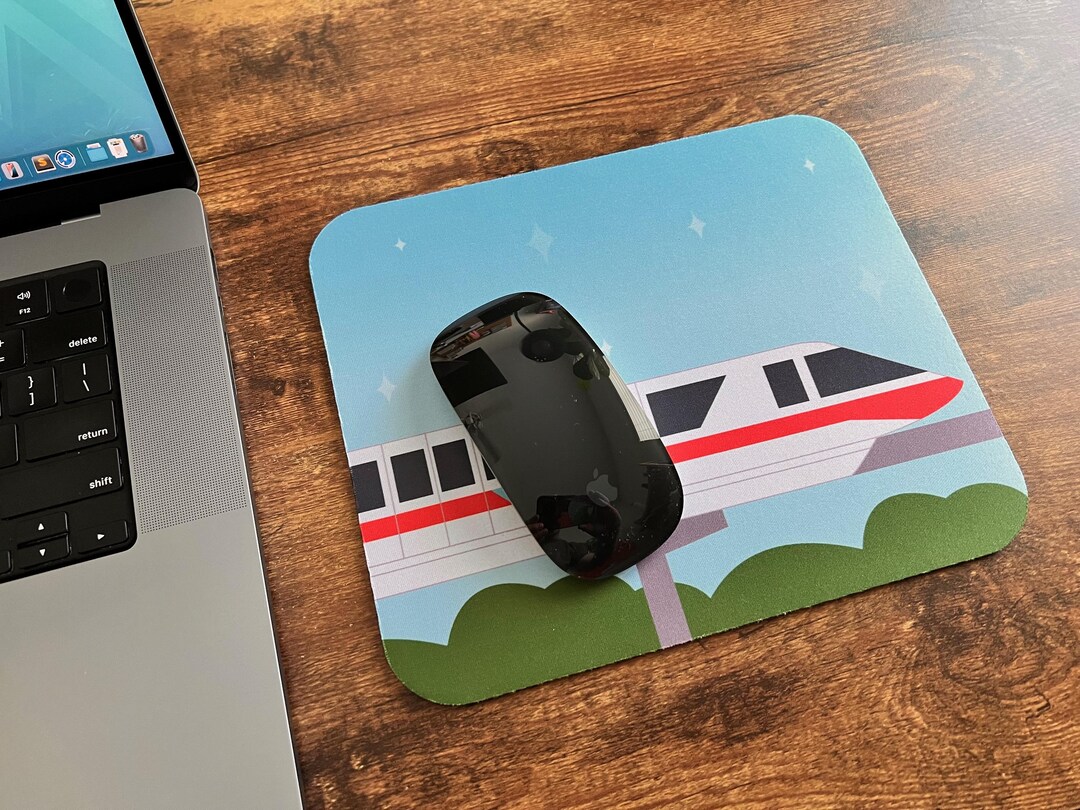 Disney-inspired Monorail Mouse Pad | Magical Office Desk Accessory - Etsy