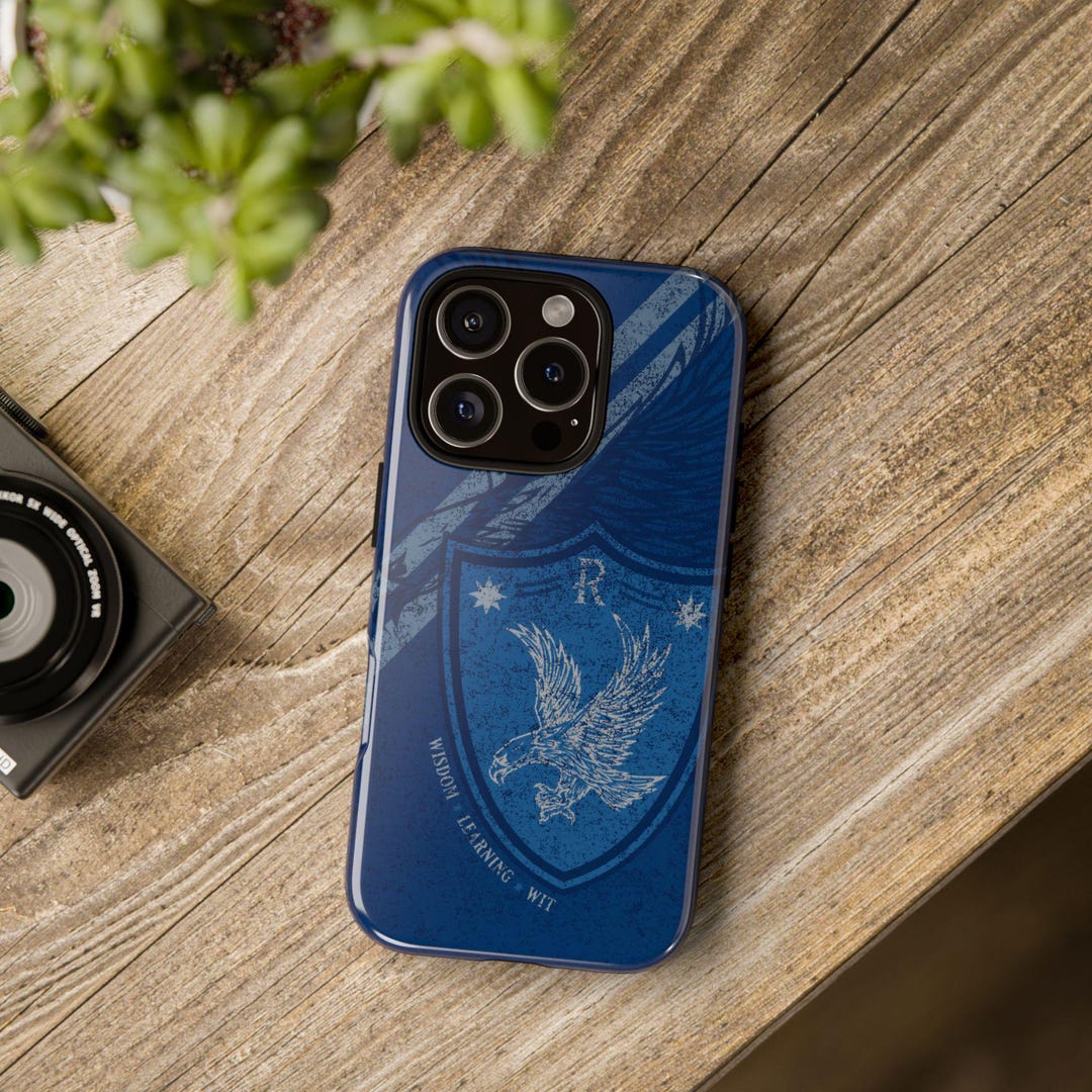 Ravenclaw Crest Phone Case, Distressed Design, Magic Inspired - Etsy
