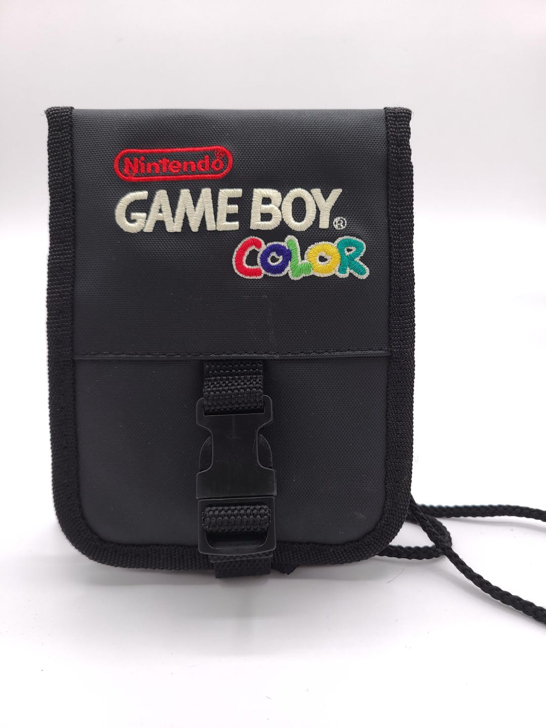 Vintage 1990's Nintendo Gameboy Color ALS Carrying Case Black Bag ...