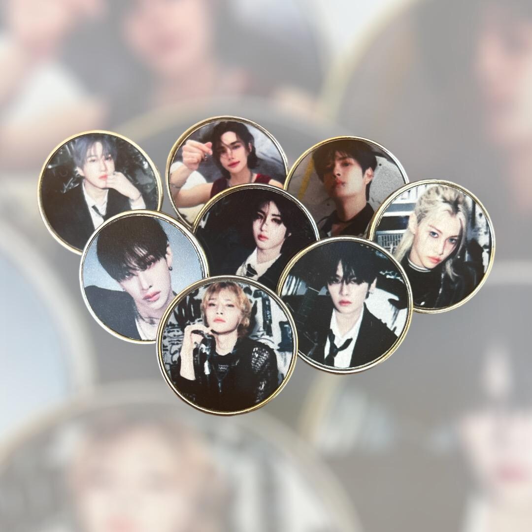 Stray Kids Pins, Button Push Pins, SKZ Button Pins, Kpop Merch, Kpop ...