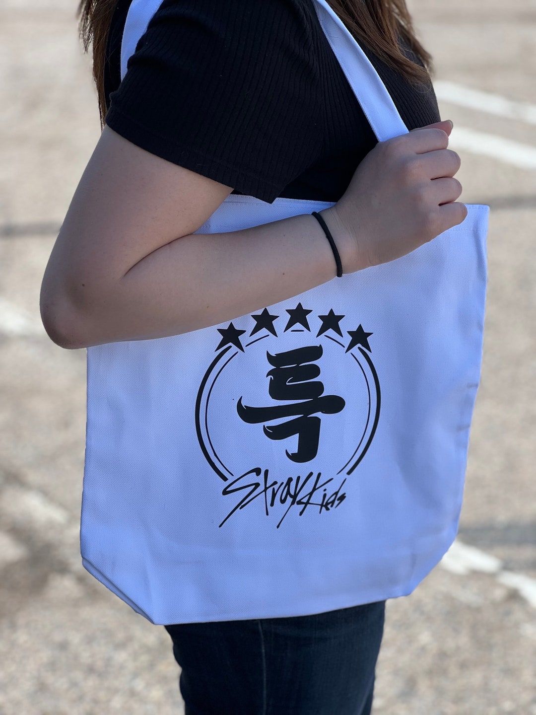 Stray Kids Tote Bag, SKZ Bag, Stray Kids 5-star Tote Bag, Kpop Tote Bag ...