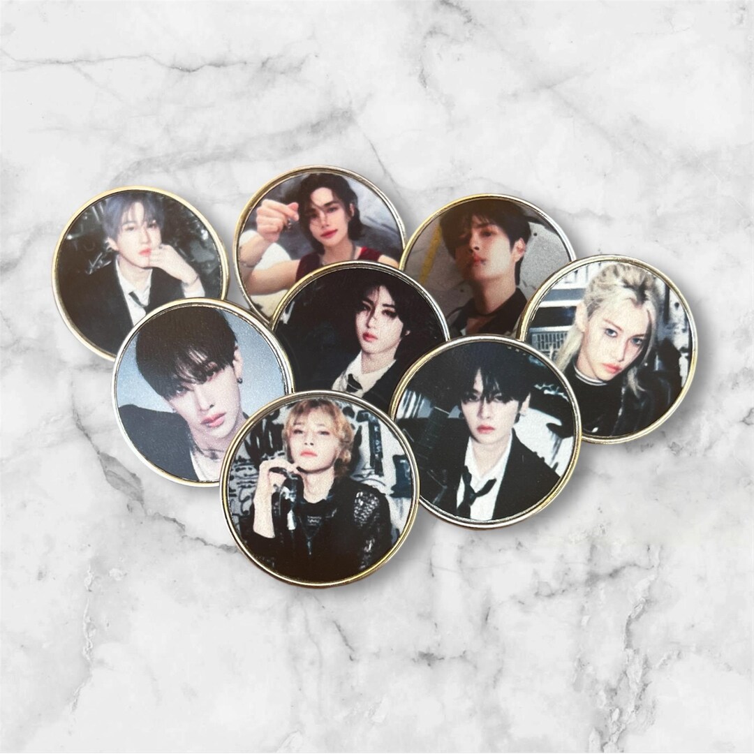 Stray Kids Button Pins, Button Push Pins, SKZ Button Pins, Kpop Merch ...