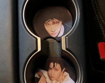 BTS Car Coaster, BTS Car Accessory, Kpop Car Coaster, Kpop Car ...
