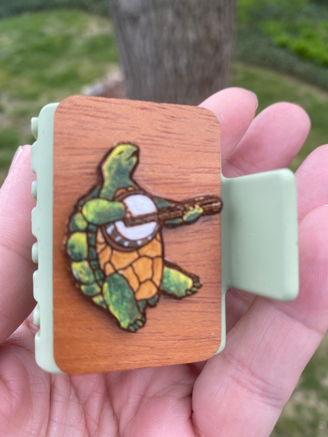 Terrapin Station Turtle Claw Hair Clip - Etsy