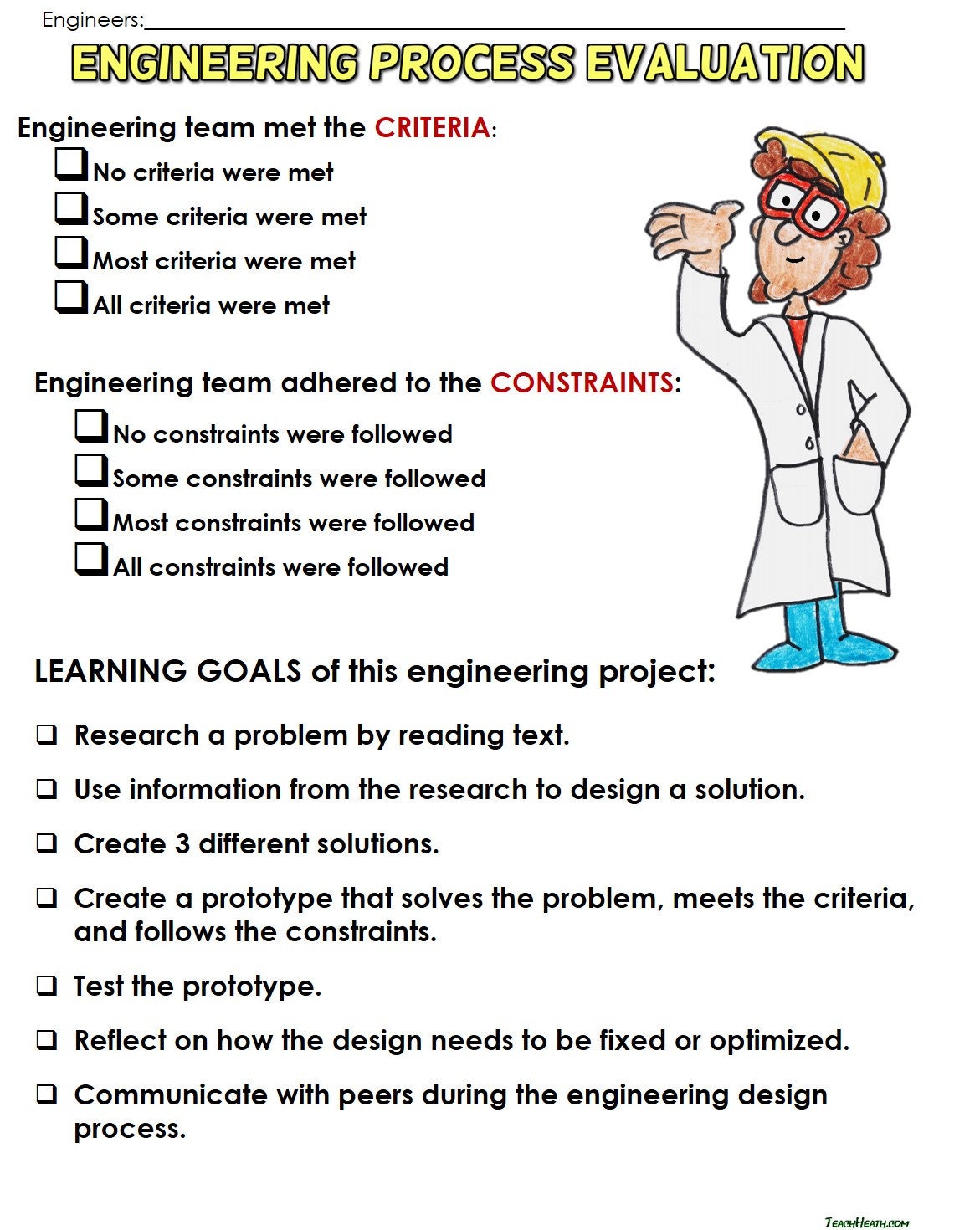 STEM Egg Drop Parachute for Gr 5/6 Comic Book Style: Elementary ...
