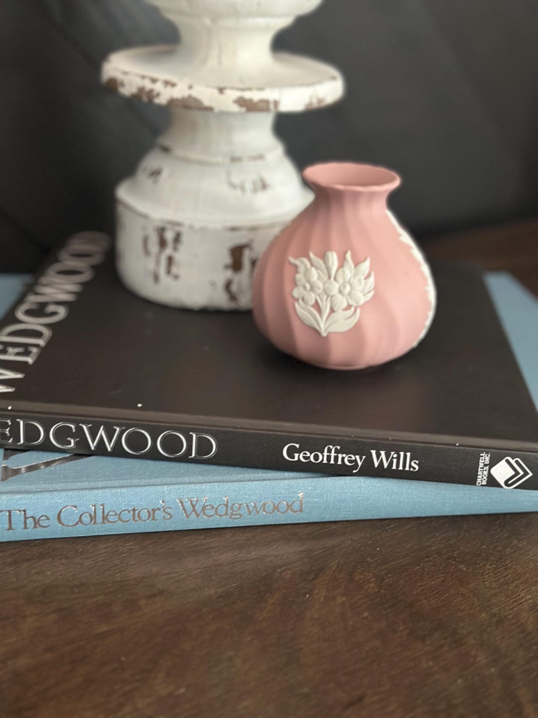 Wedgwood Pink Jasperware Vase - Etsy