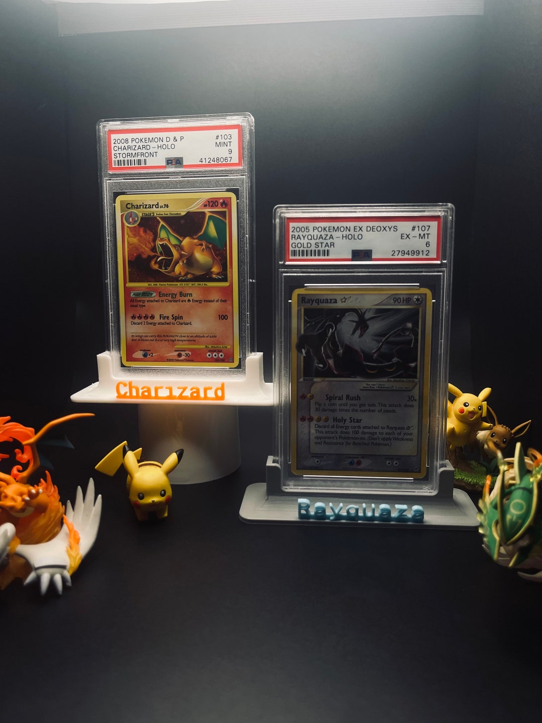 Customizable PSA Card Display Stand - Etsy