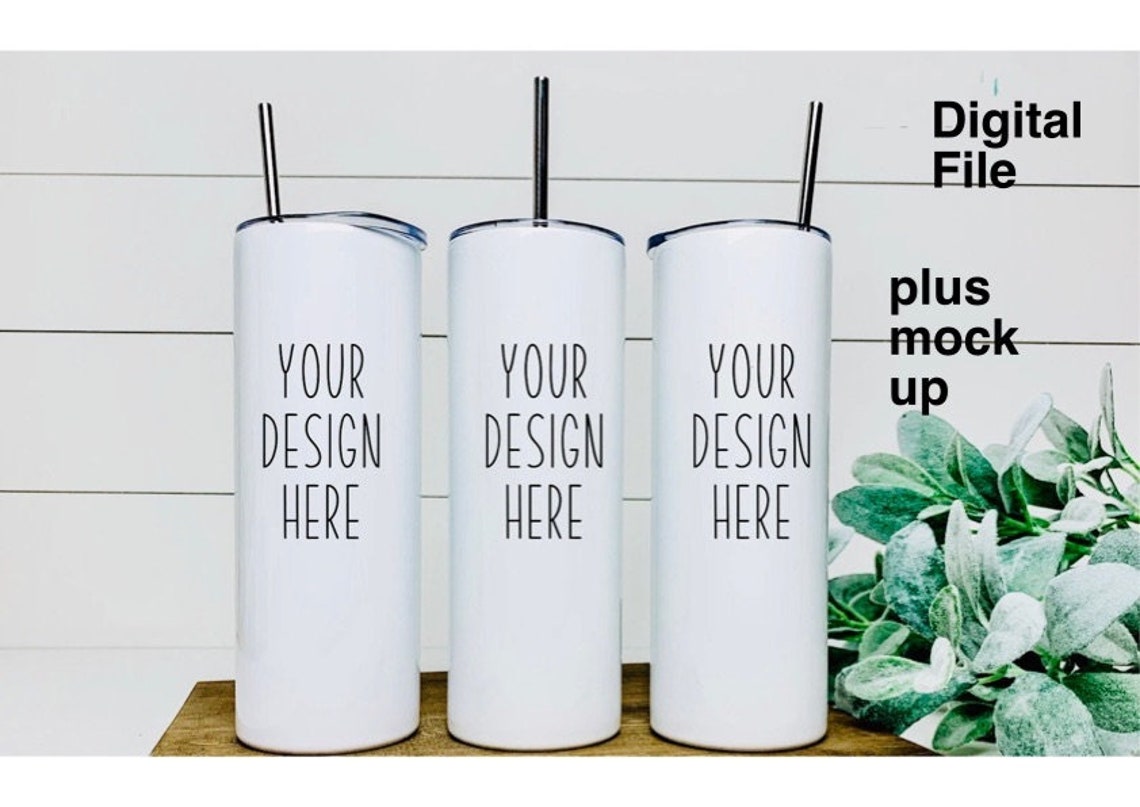 Corona Tumbler Wrap Jpeg Blank Corona Wrap and 2 Tumbler Mock up ...