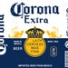 Corona Tumbler Wrap Jpeg Blank Corona Wrap and 2 Tumbler Mock up ...