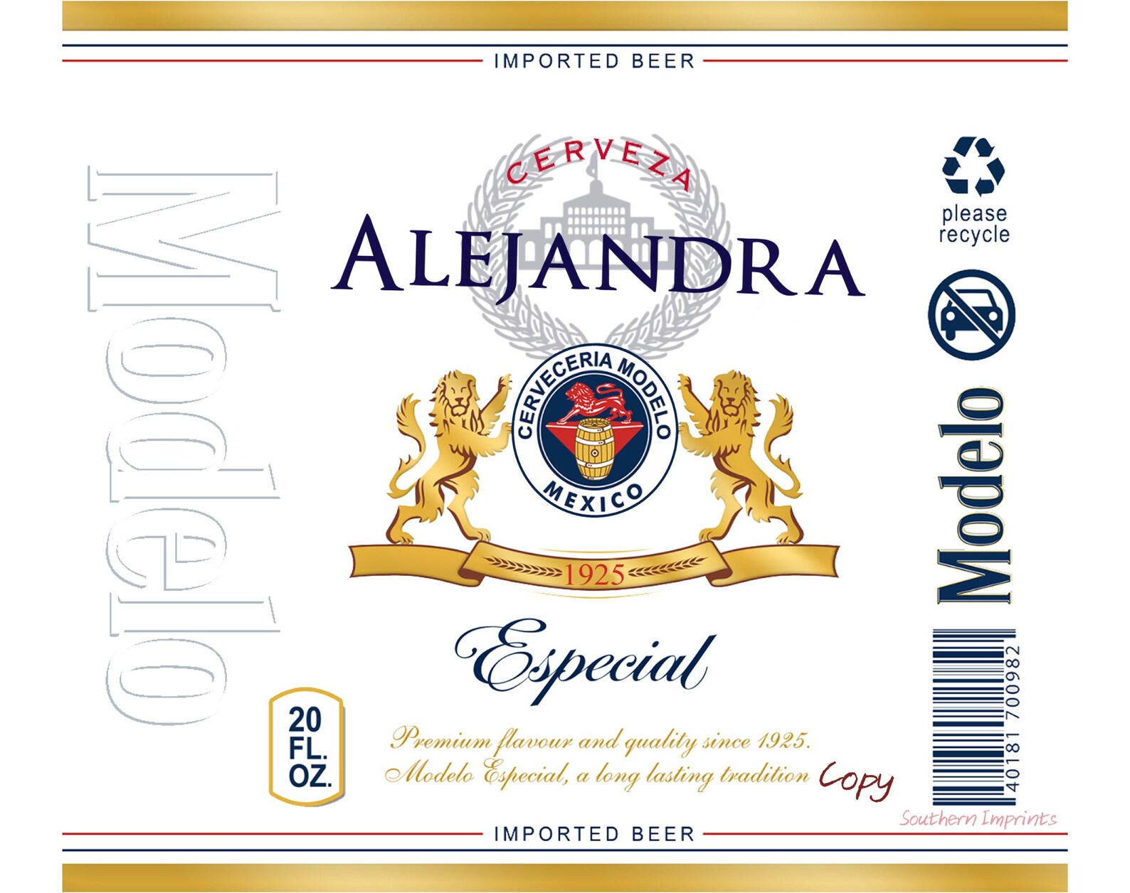 Modelo Custom Label Sublimation or Print, Digital Download, JPG,PNG - Etsy