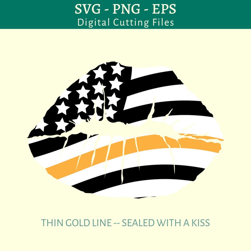 Thin Gold Line Decal - Etsy
