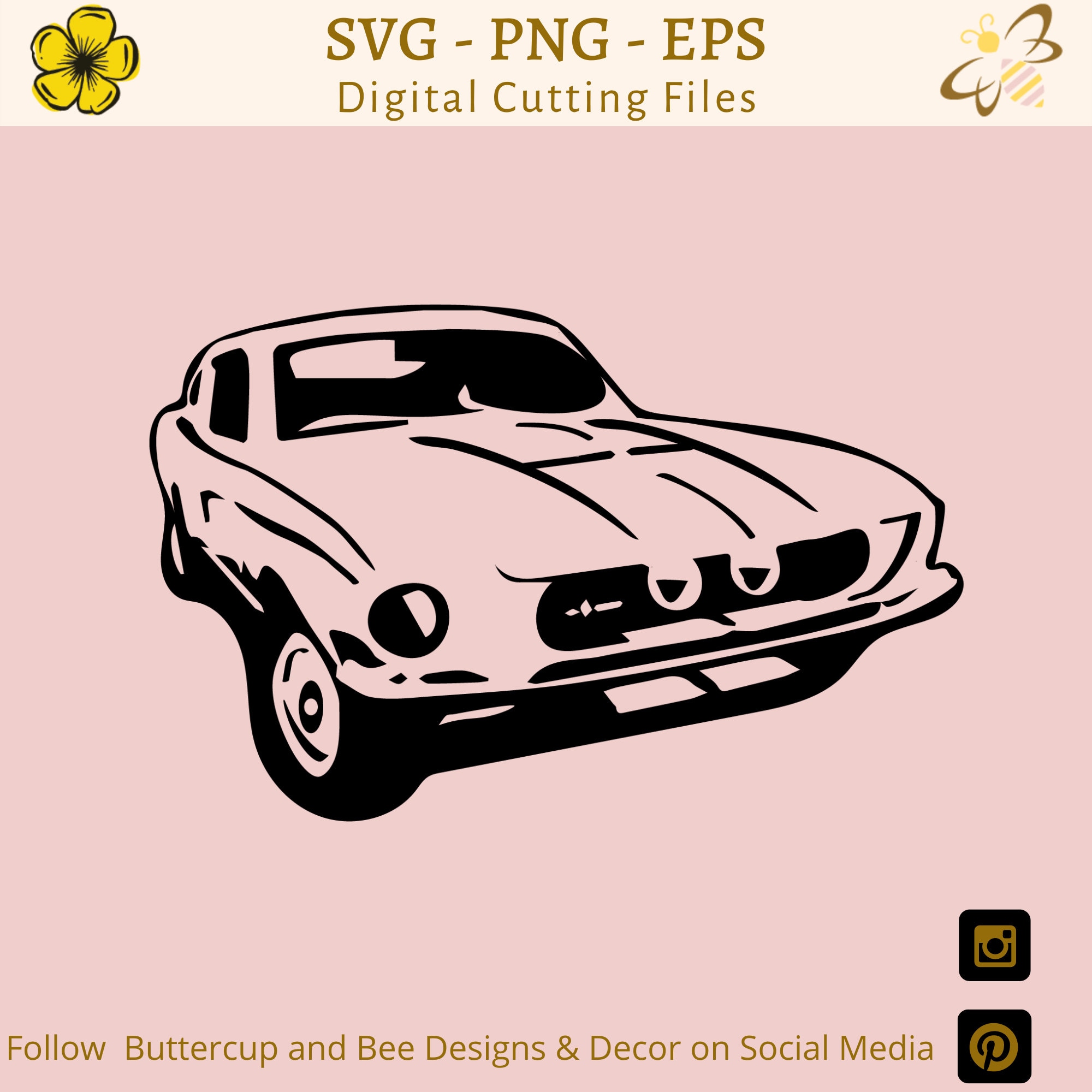 Ford Mustang SVG Shelby GT Svg Shelby Cobra SVG Muscle Car - Etsy Australia