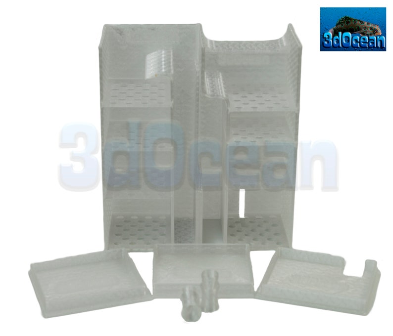 3d0cean 3D Printed Upgrade Kit: Fluval Evo 13.5g Media Basket, Nozzles ...