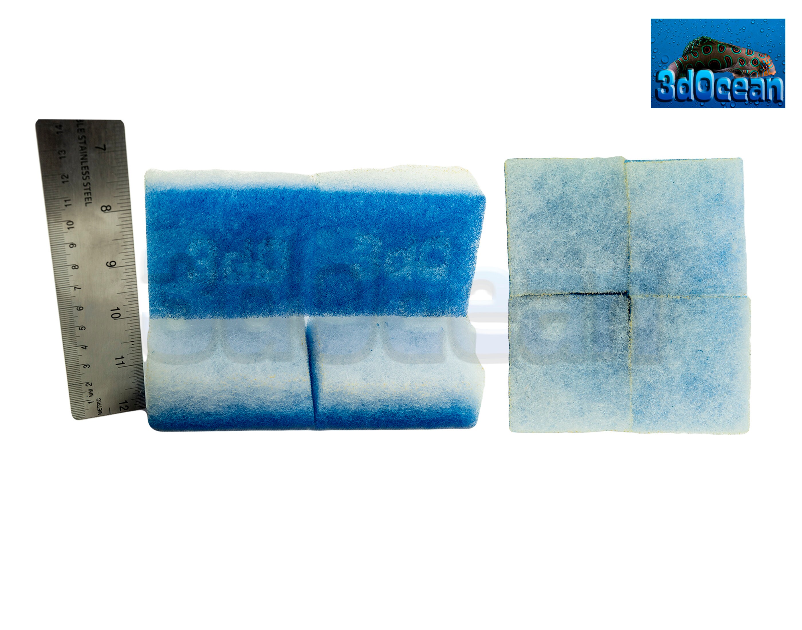 3d0cean Laser Cut Dual Density Filter Pad - Fluval Evo Chamber Media ...