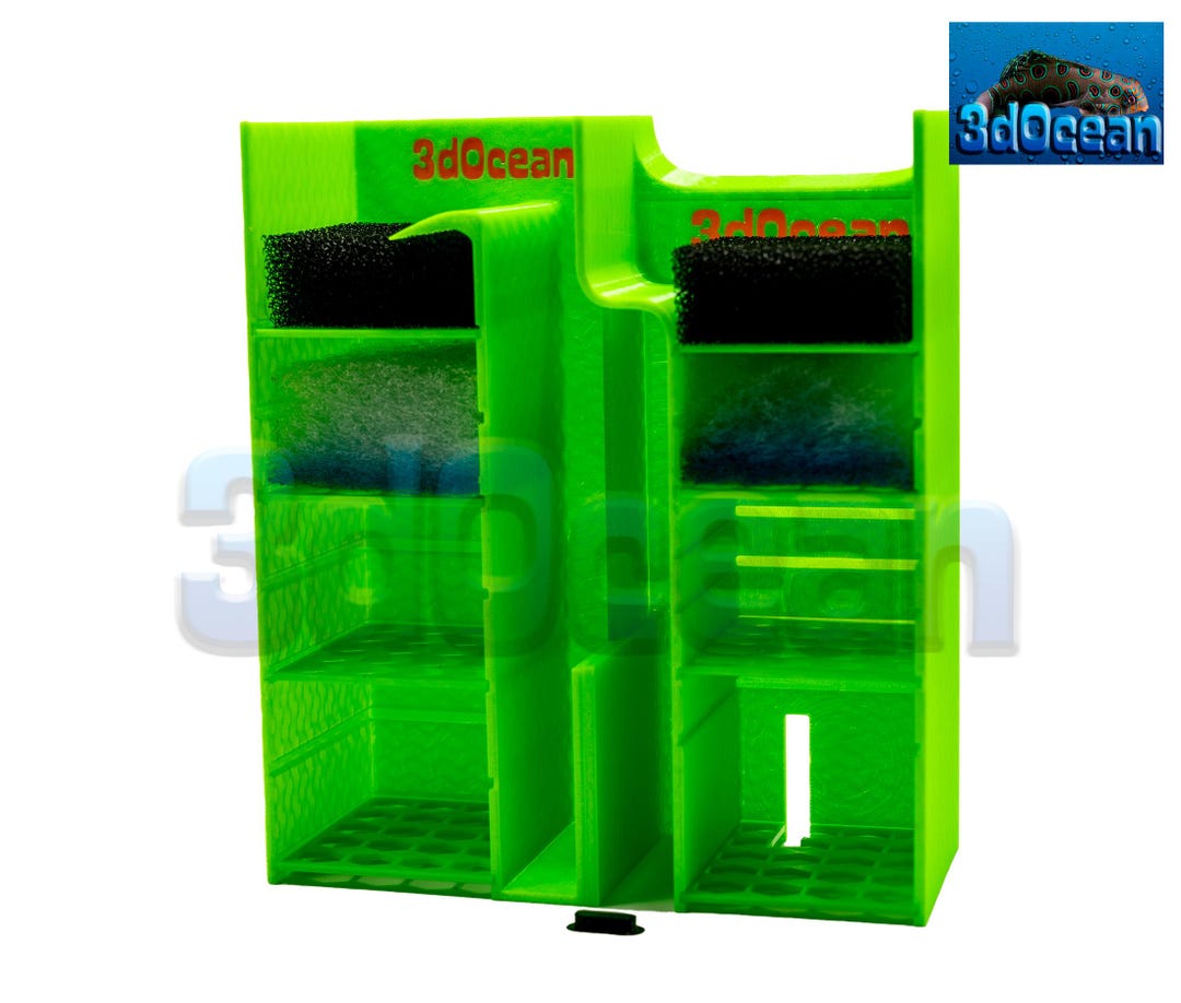3d Printed Media Basket Combo Fitment for Fluval Evo 13.5g Chamber 1 ...
