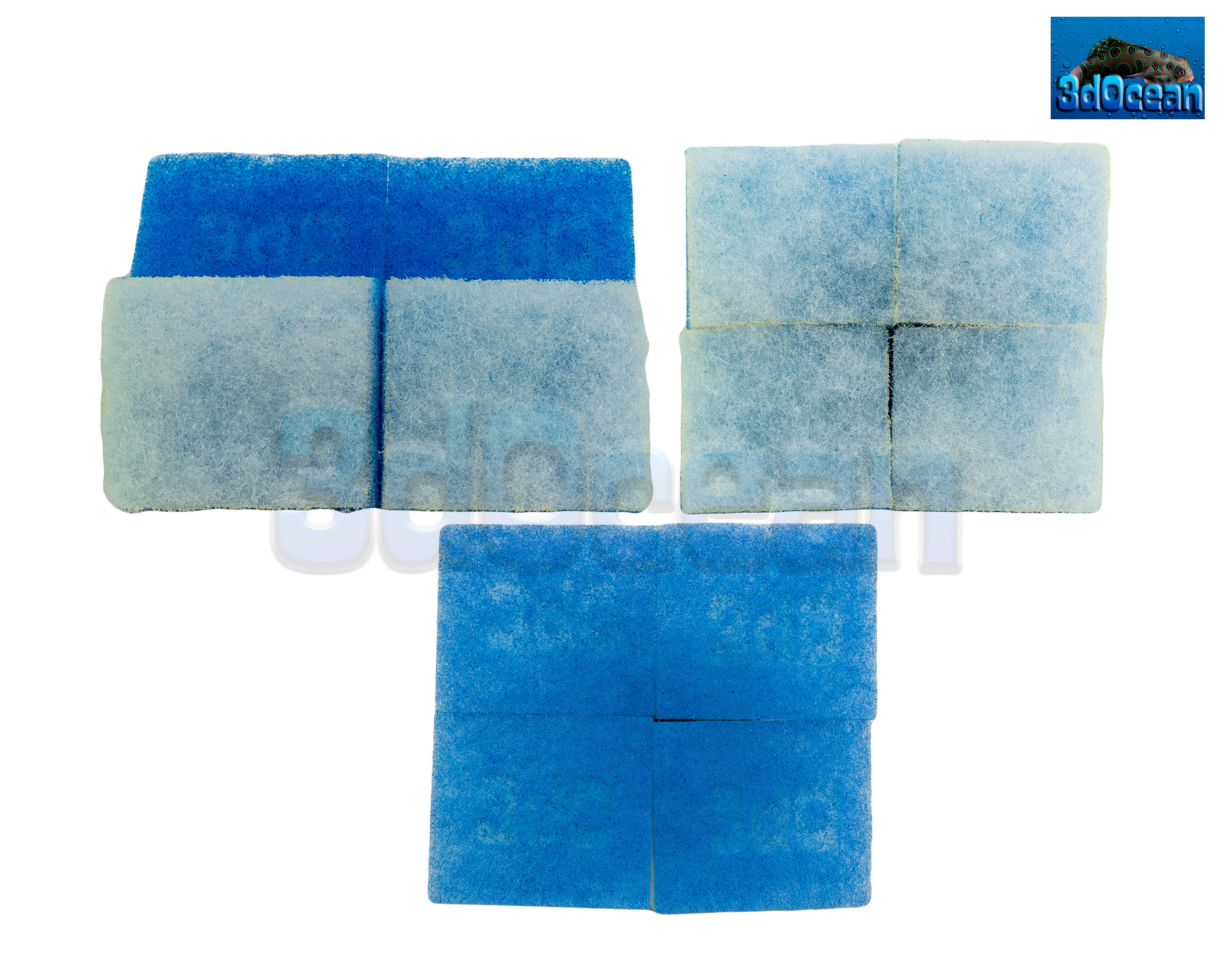 3d0cean Laser Cut Dual Density Filter Pad - Fluval Evo Chamber Media ...