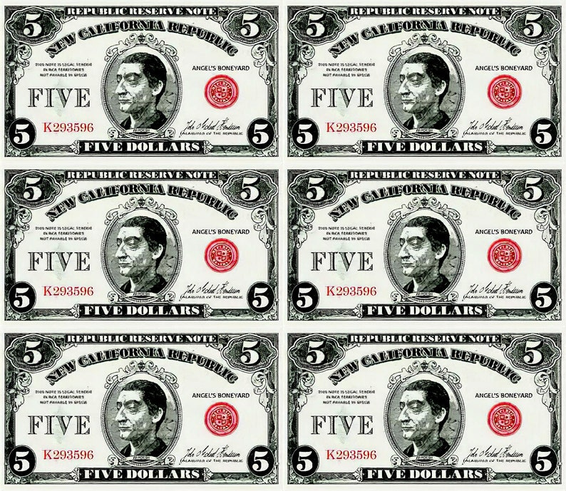 Fallout NCR Currency *RESTORED* - Digital Download - Printable Currency ...