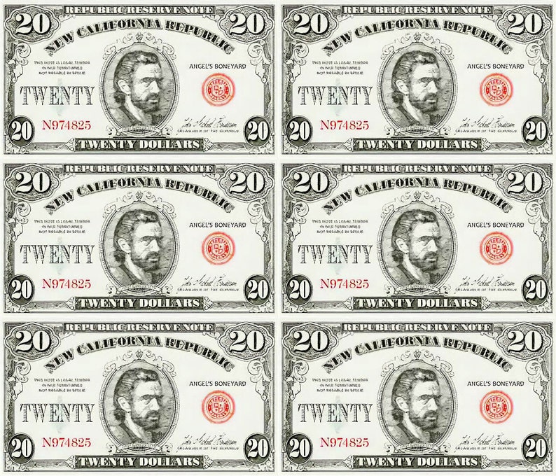 Fallout NCR Currency *RESTORED* - Digital Download - Printable Currency ...
