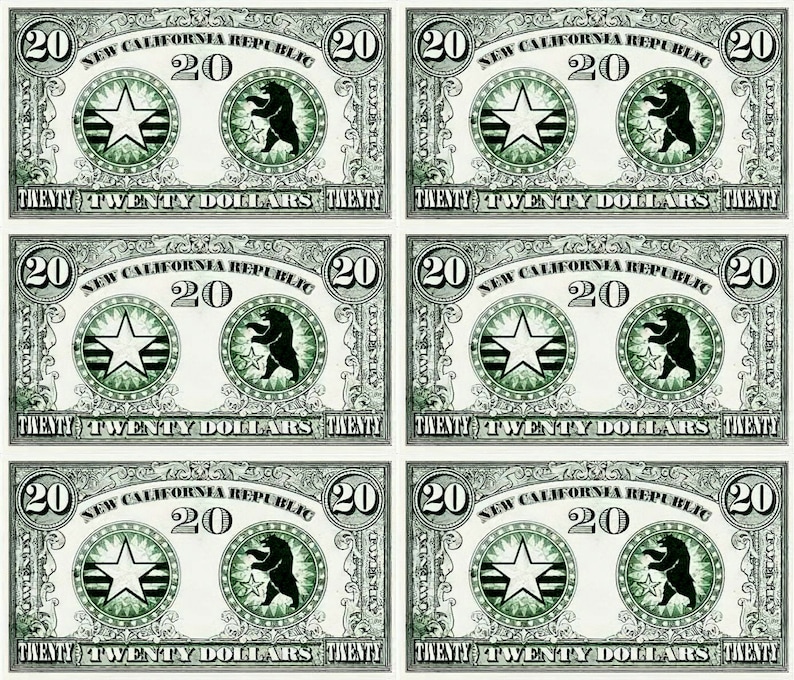 Fallout NCR Currency *RESTORED* - Digital Download - Printable Currency ...