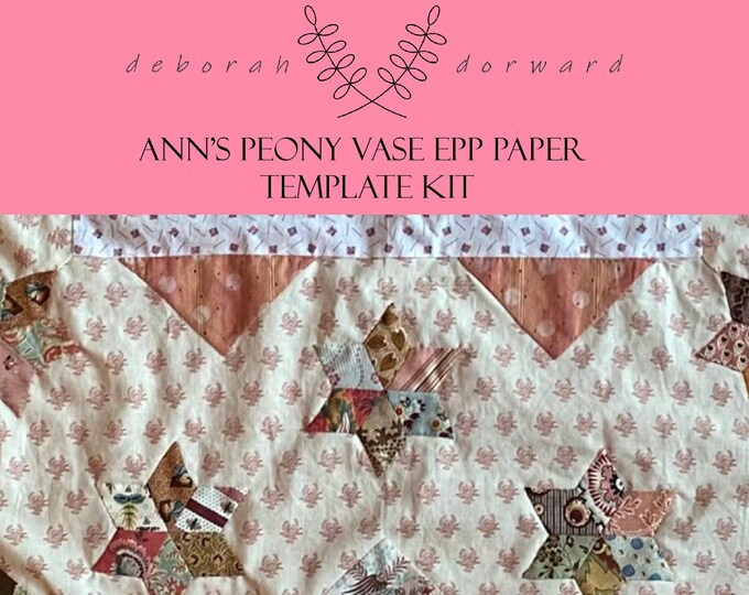 Ann's Peony Vase EPP Kit (no Pattern Included) - Etsy