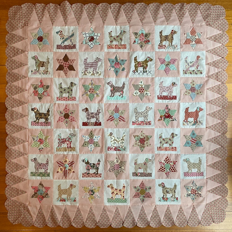 Dog Quilt Pattern - Etsy