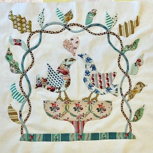 Entwined Love Birds Quilt Pattern - Etsy
