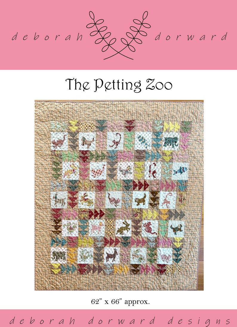 The Petting Zoo Quilt Pattern - Etsy