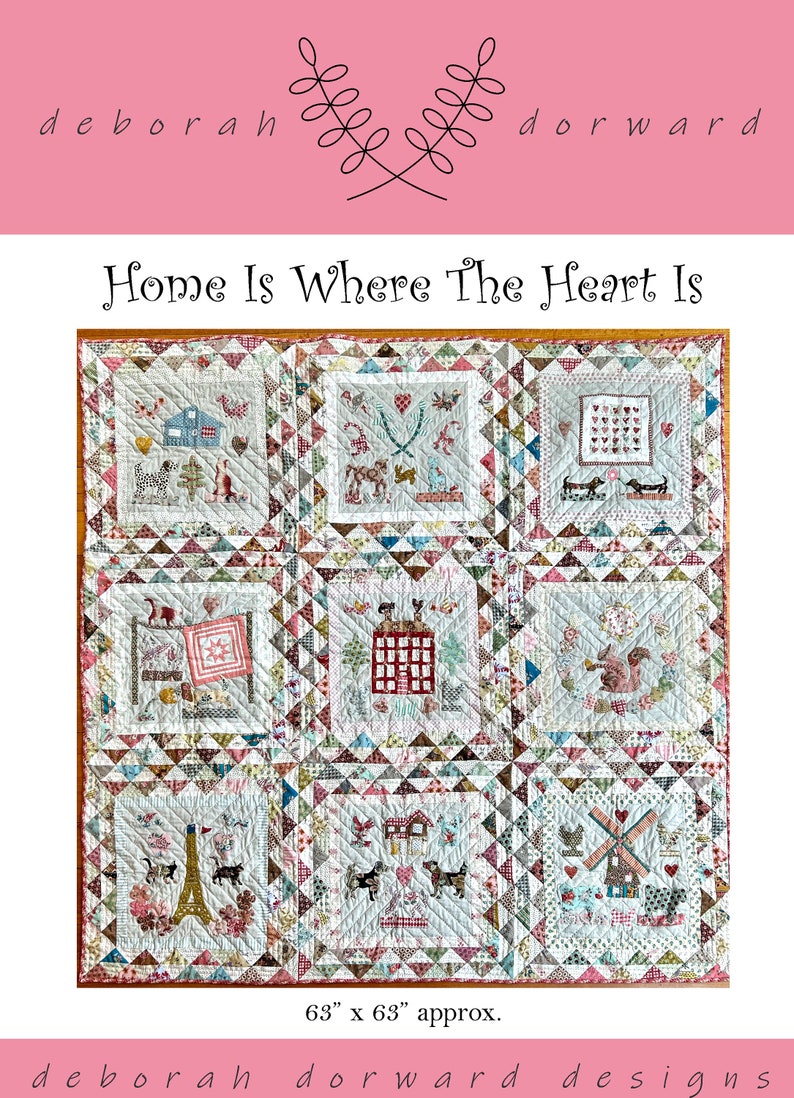 Home is Where the Heart is BOM MONTH 6 DIGITAL Pattern - Etsy
