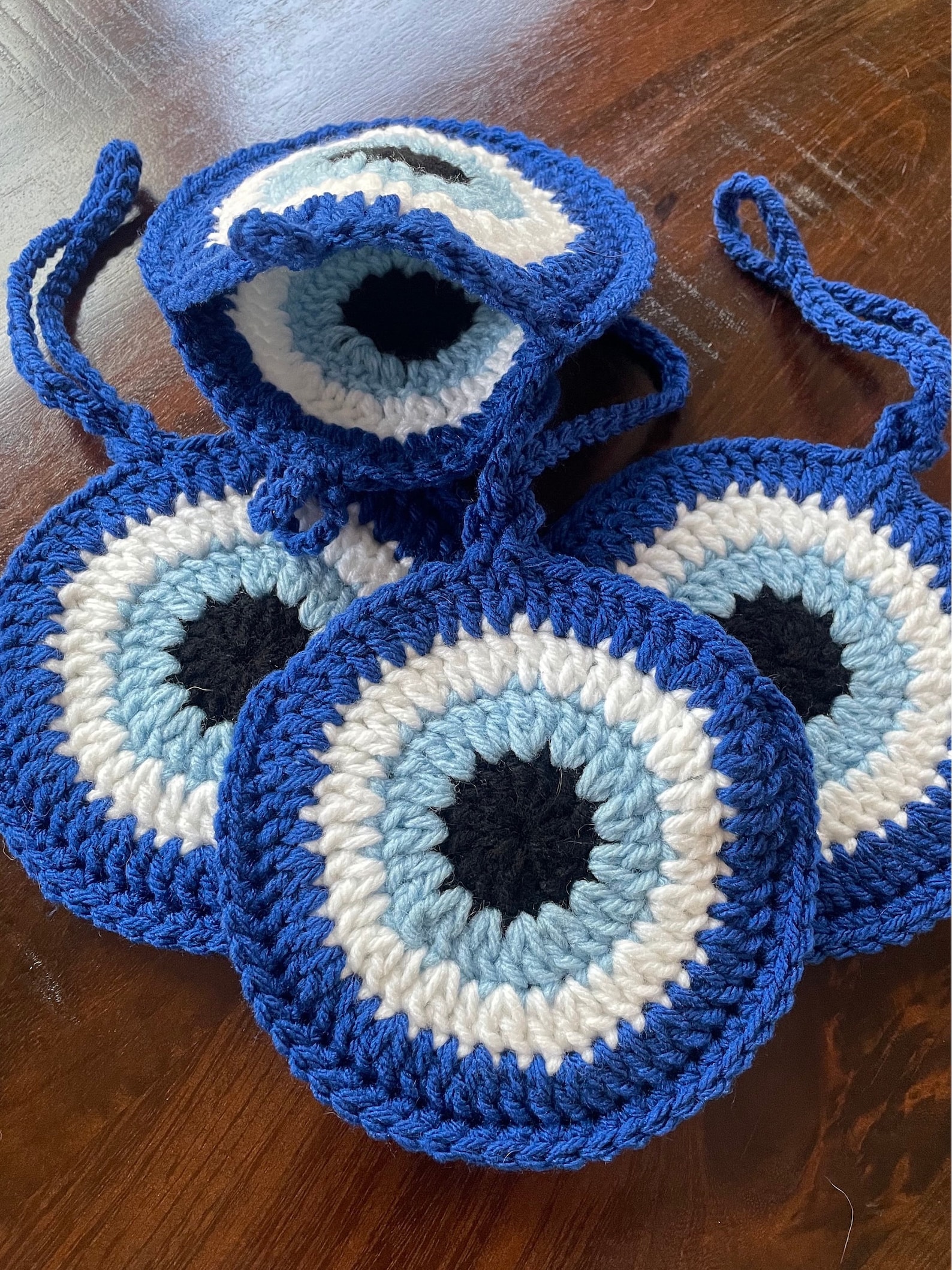 Evil Eye Bag / Evil Eye Crochet / Evil Eye / Crochet Pouch / Small Gift Ideas / Wristlet / Bag ...