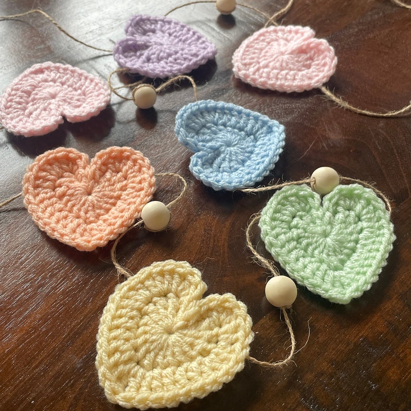 Crochet Heart - Etsy